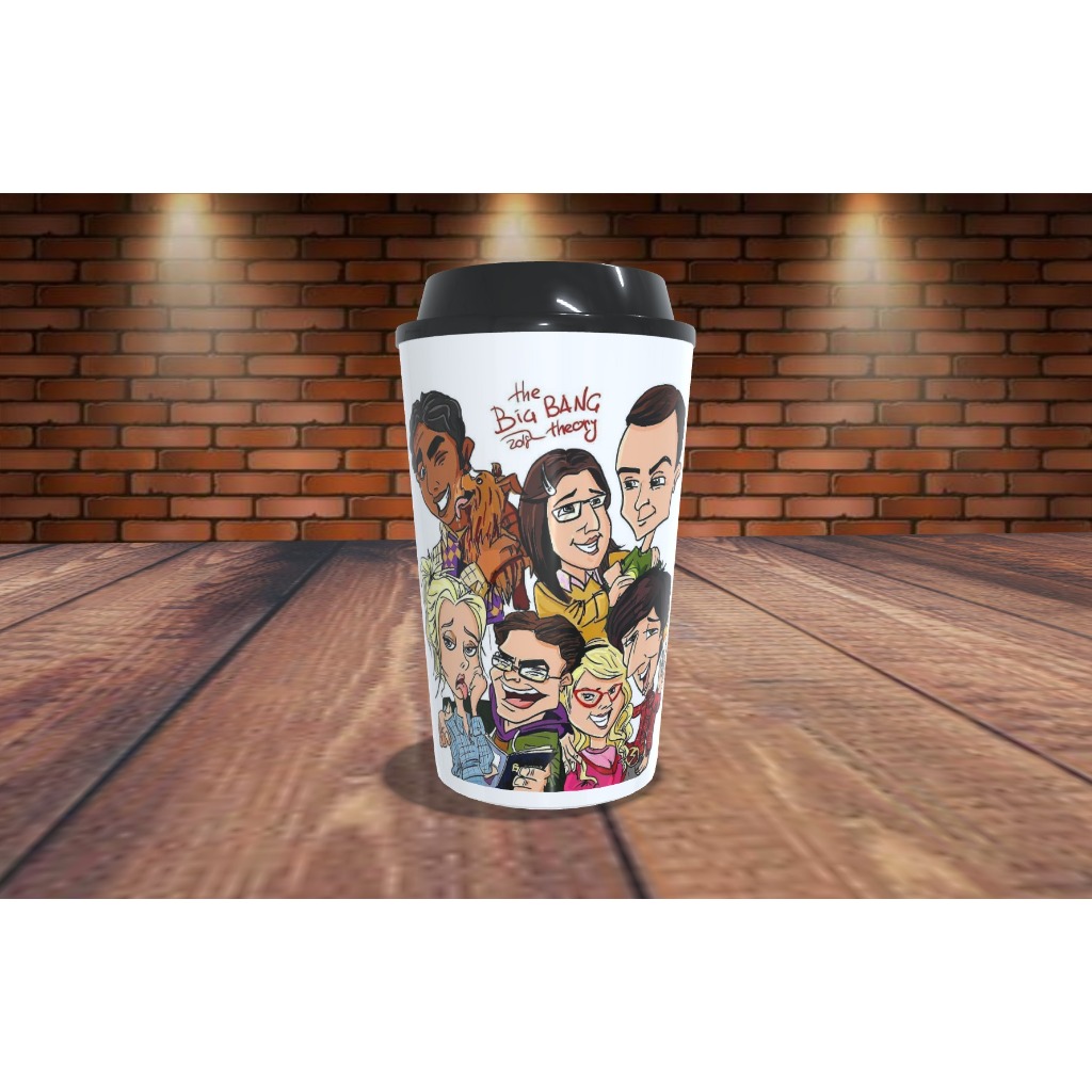 Copo bucks Branco 400ml Personalizado big bang theory | Shopee Brasil