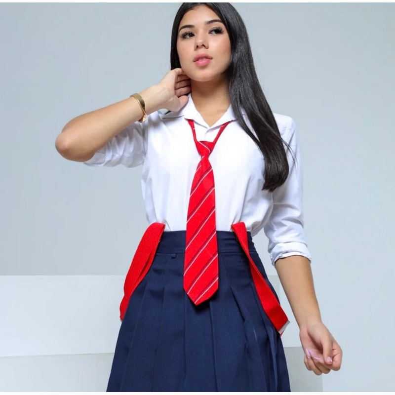 MINI SAIA AZUL MARINHO E XADREZ UNIFORME RBD SHOW REBELDE RBD | Shopee ...