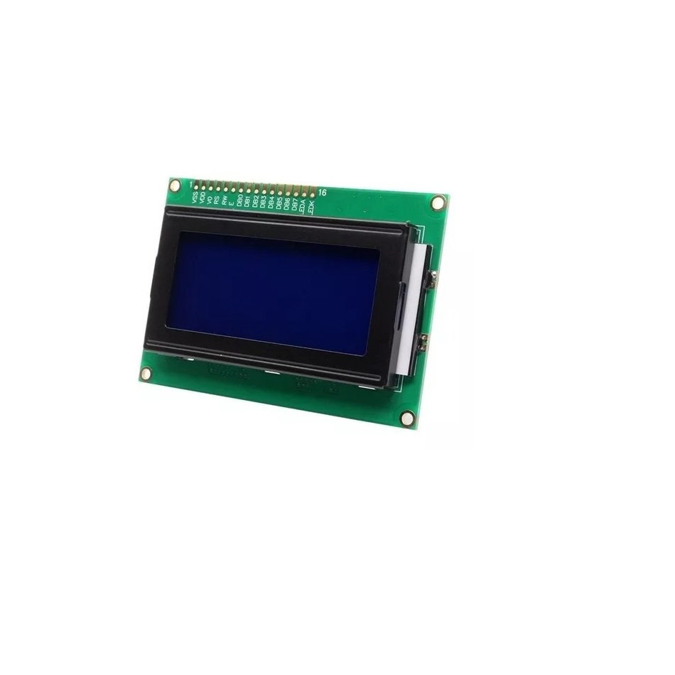 Display Lcd 16x4 1604 Fundo Azul Arduino [ Código 22 ] | Shopee Brasil