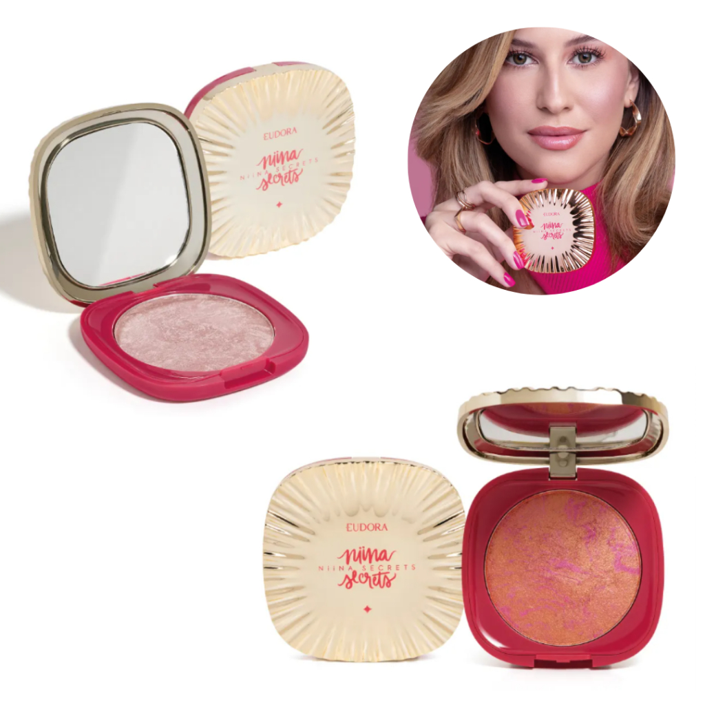 Blush Marmorizado Niina Secrets Eudora 9,6g | Shopee Brasil