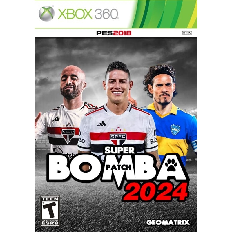 Bomba Patch e pes 2024 Xbox 360 ( desbloq LT2.0 3.0 E LTU2 ) | Shopee ...