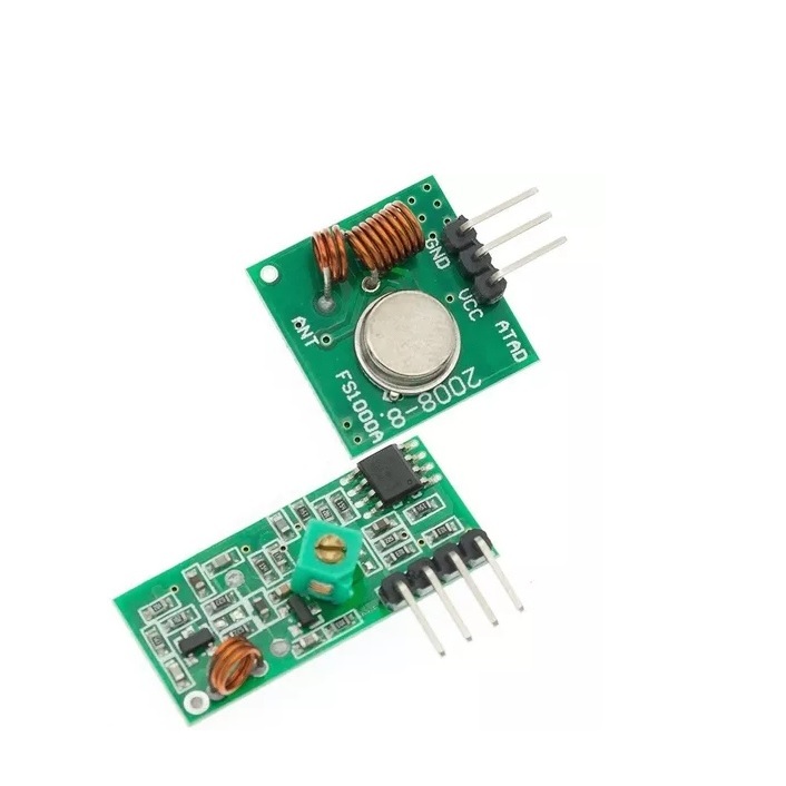Módulo Rf Transmissor Receptor 433mhz Am Arduino Pic Avr Pc [ Código 41 ...