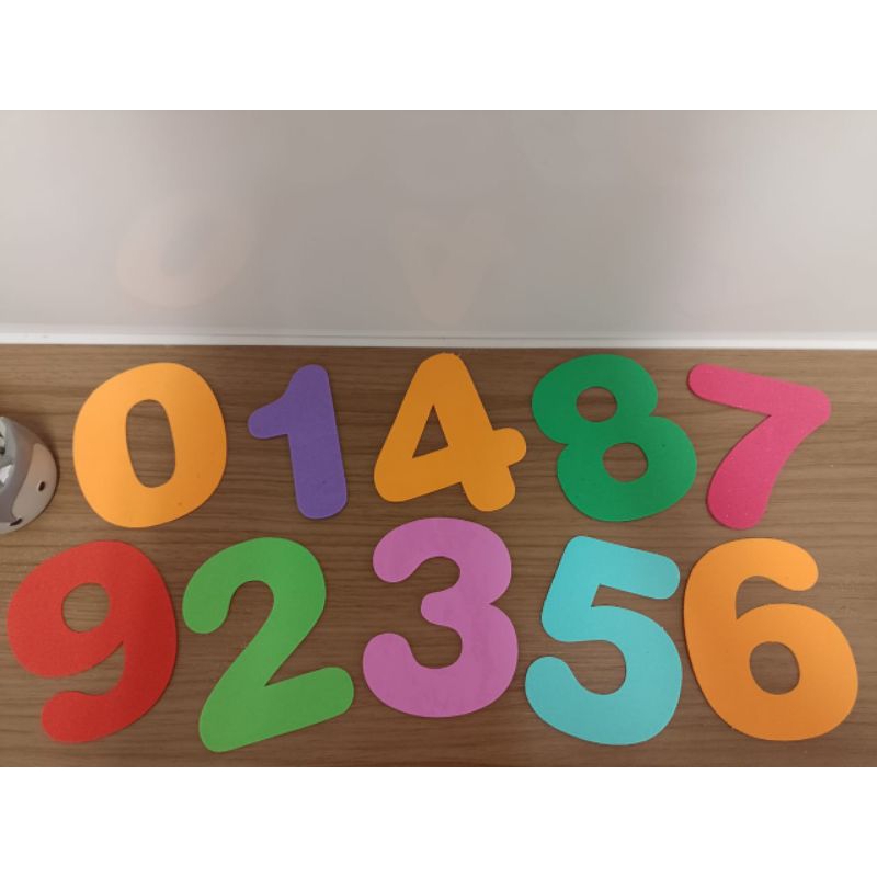 Kit Números Em Eva 13cm Shopee Brasil