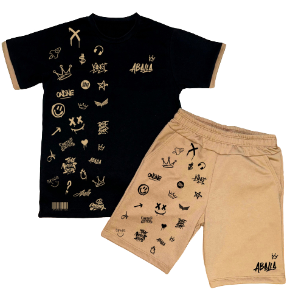 Conjuntos Juvenil Modelos Masculino Roupas De Verão Infantil | Shopee ...