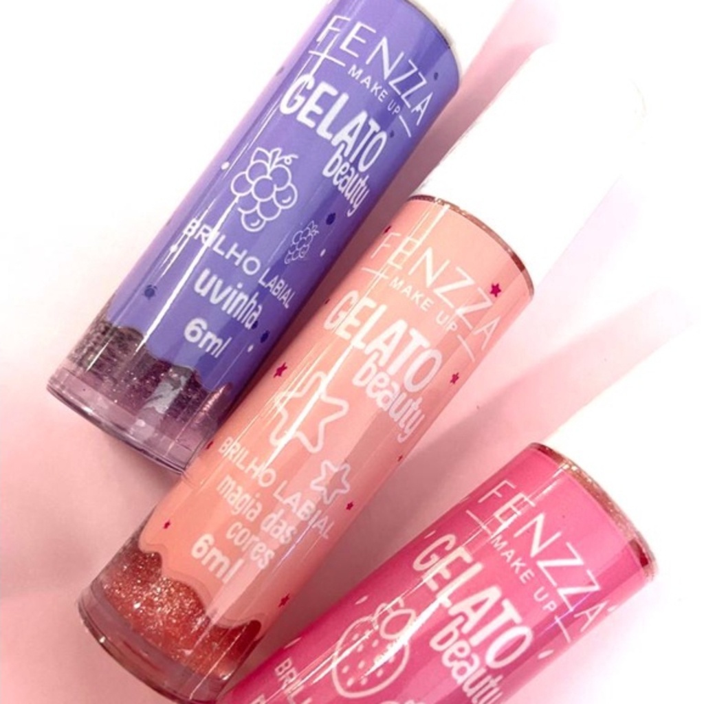 Gloss Labial Gelato Beauty - Fenzza | Shopee Brasil