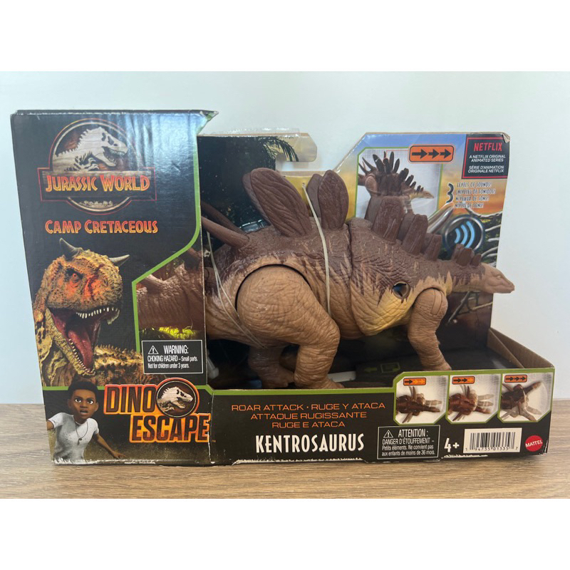 Jurassic World Camp Cretaceous Kentrosaurus Mattel Original Com Som ...