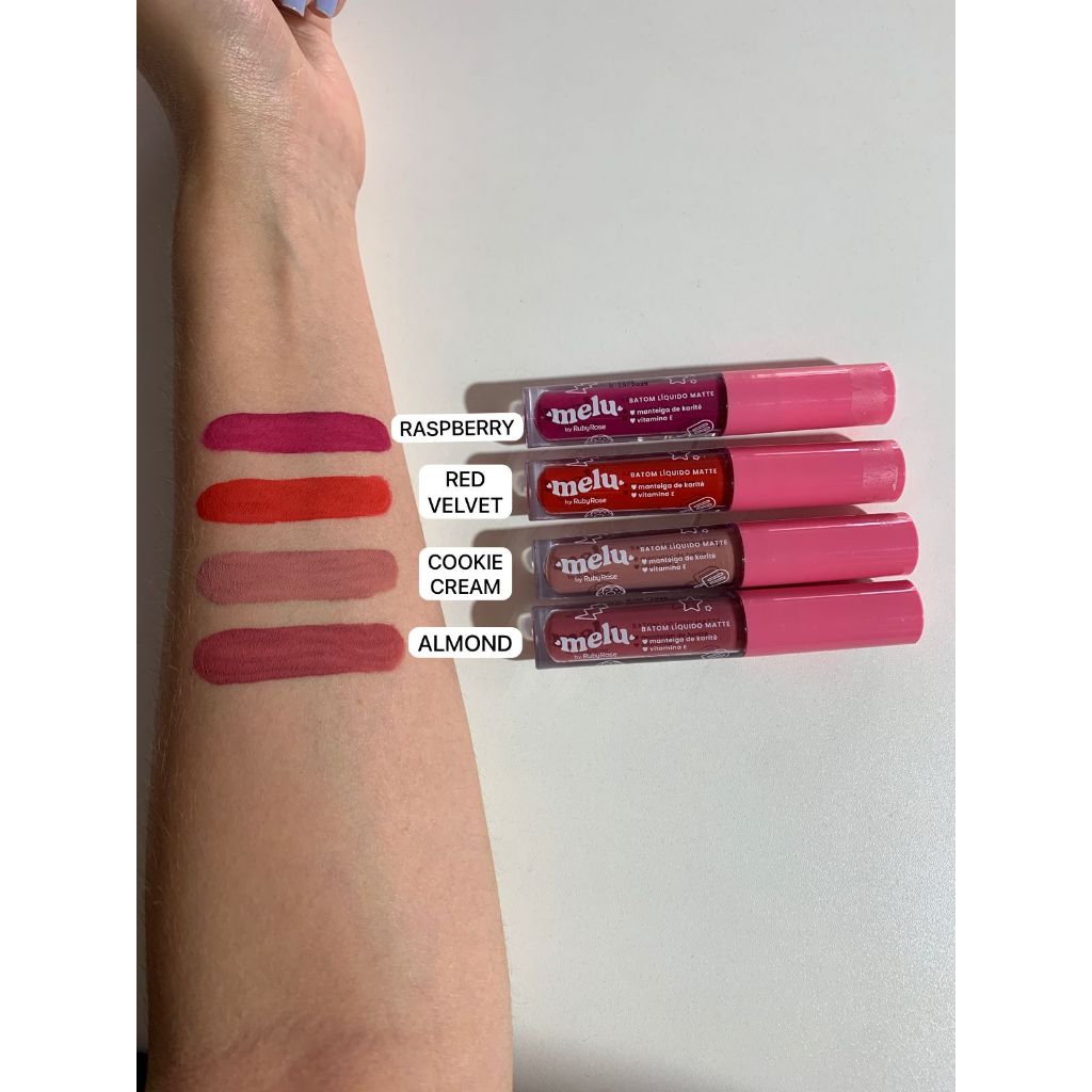 Batom Líquido Matte Melu by Ruby Rose 3,5ML | Shopee Brasil