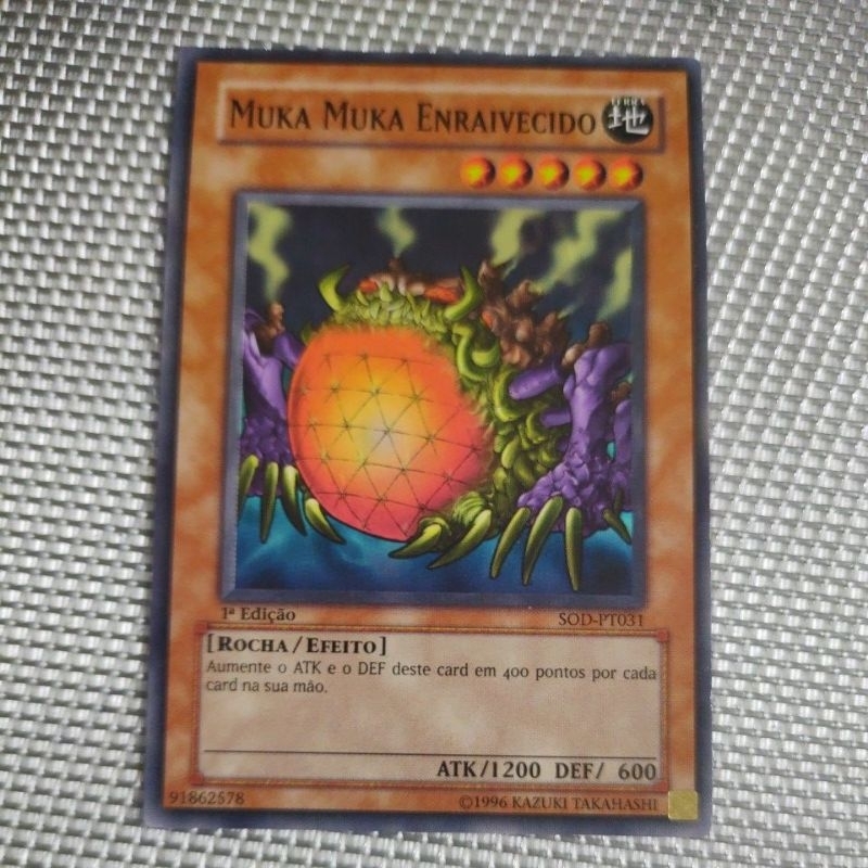 Muka Muka Enraivecido SOD-PT031 Yu-Gi-Oh TCG Monstro de Efeito Comum do ...