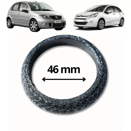 Anel De Vedação Gaxeta Saída Escapamento Citroen C3 C4 Picasso Peugeot ...