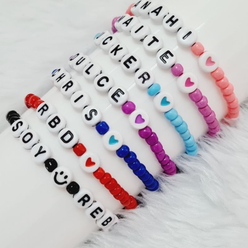 Pulseiras RBD SOY REBELDE personalizadas integrantes | Shopee Brasil