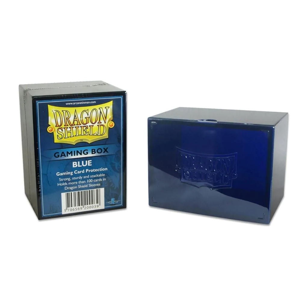 Strongbox Dragon Shield Blue Deck Box Azul para Magic e Pokémon TCG ...
