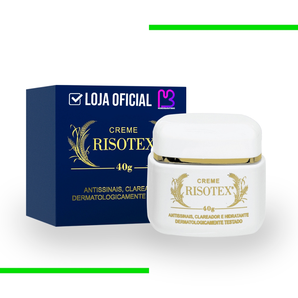 Creme Risotex 40g Antissinais - Original | Shopee Brasil