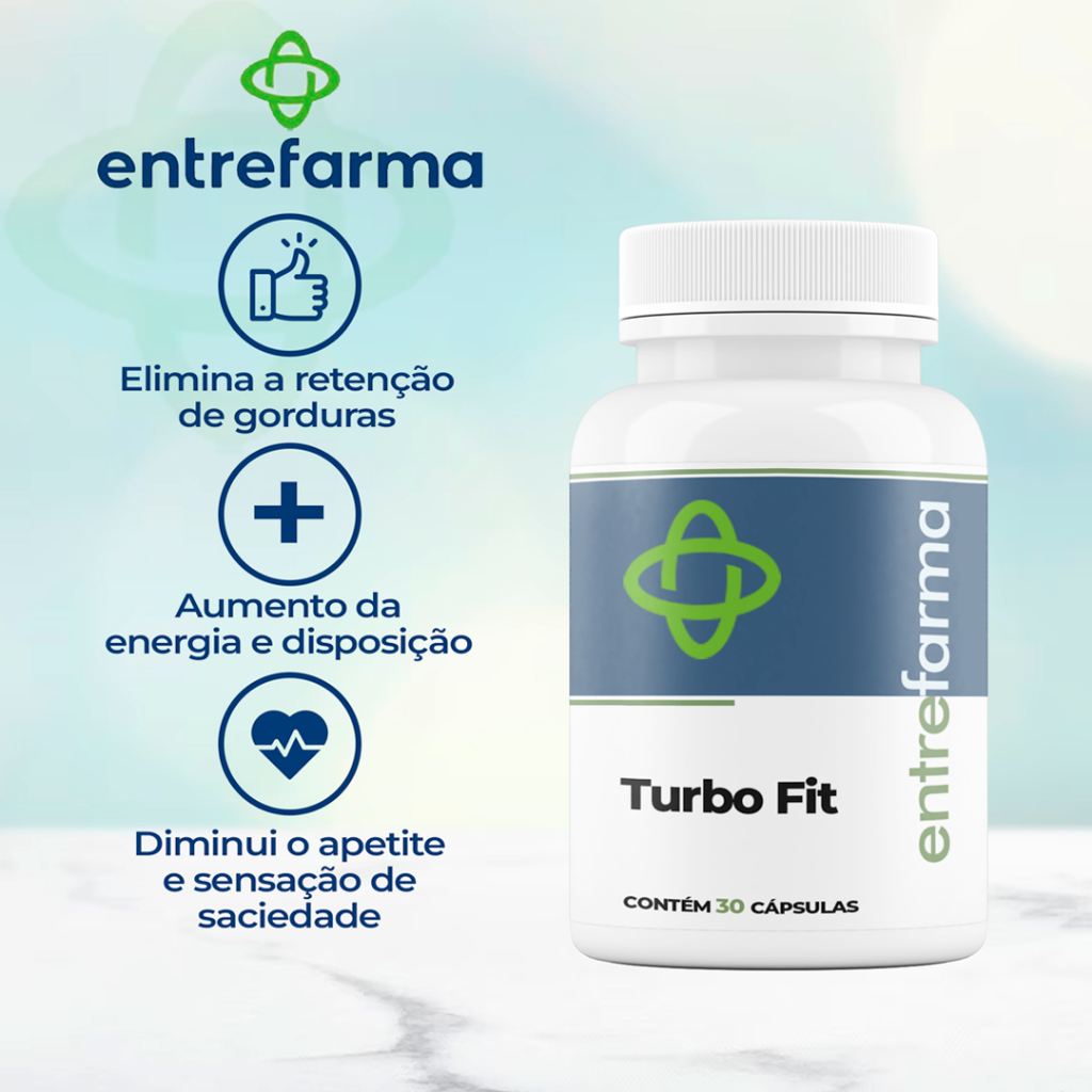 Suplemento TurboFit Diurético Natural Auxilia Na Perda De Peso Com 60 ...