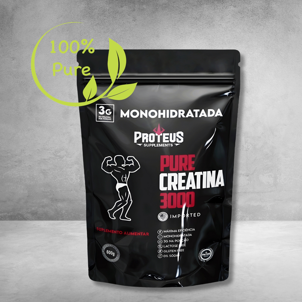Creatina Monohidratada com Laudo 600gr Importada 100% Pura | Shopee Brasil