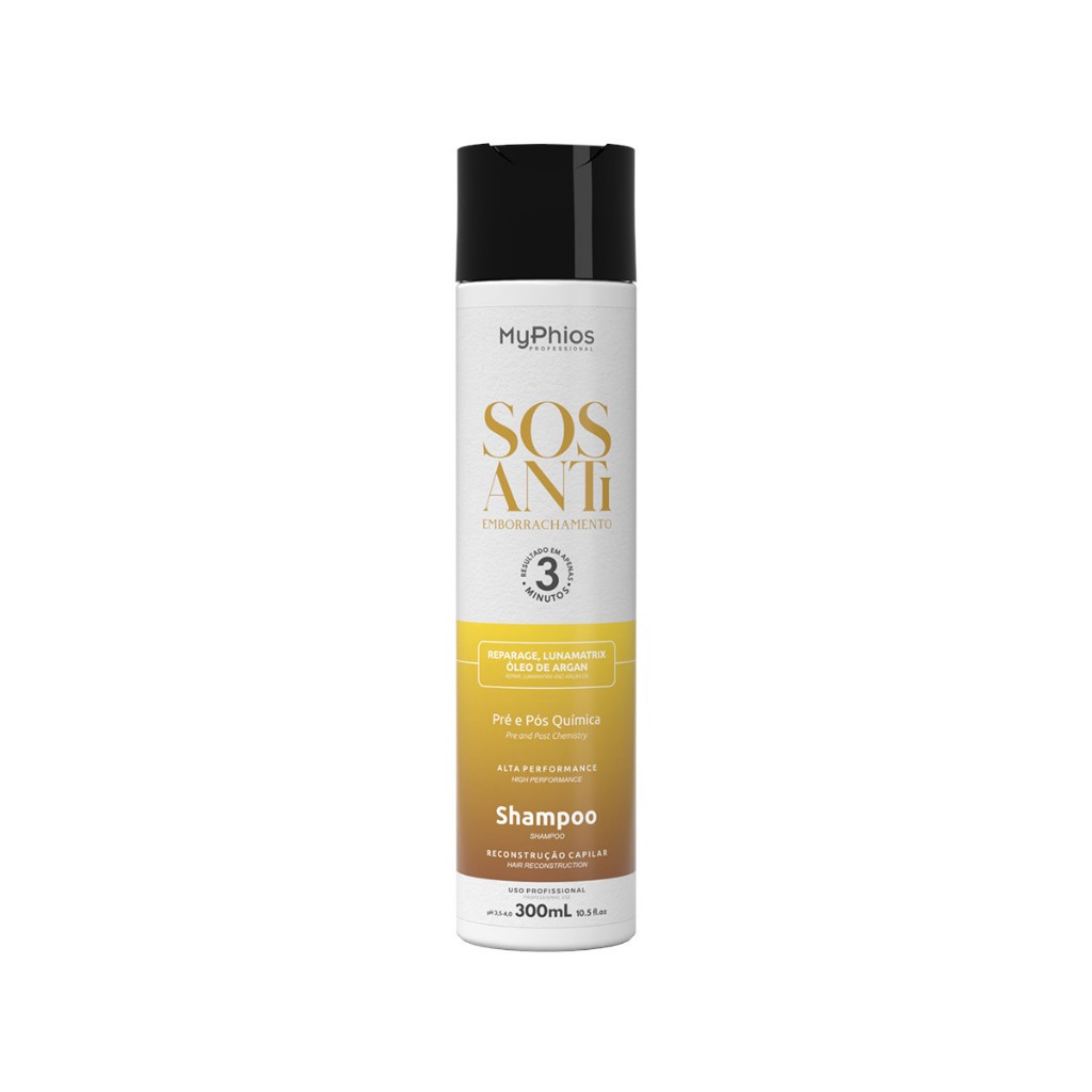 Shampoo SOS Antiemborrachamento 300ml - MyPhios | Shopee Brasil