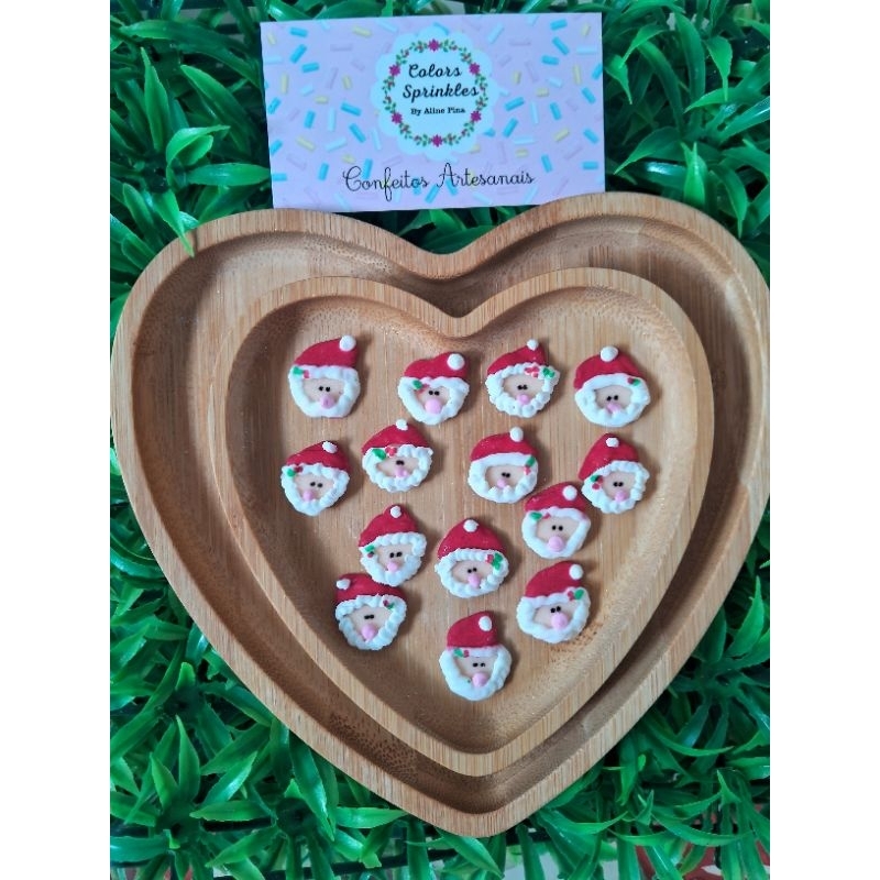 Sprinkles de Natal/ confeitos de açúcar Papai Noel . | Shopee Brasil