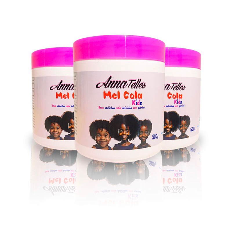 Mel Cola Kids Anna Telles 500g Cachos Definidos Sem Quimica | Shopee Brasil