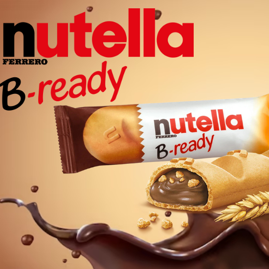 Chocolate Wafer Nutella B-ready Unidade 22g | Shopee Brasil