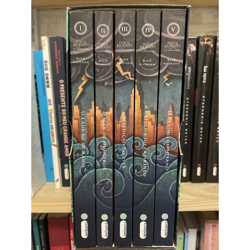 Box Percy Jackson e os Olimpianos | Shopee Brasil