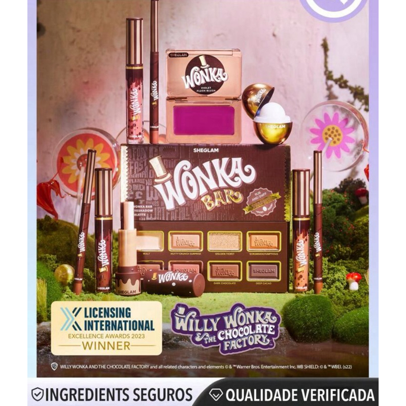 Kit maquiagem - Willy Wonka | Shopee Brasil