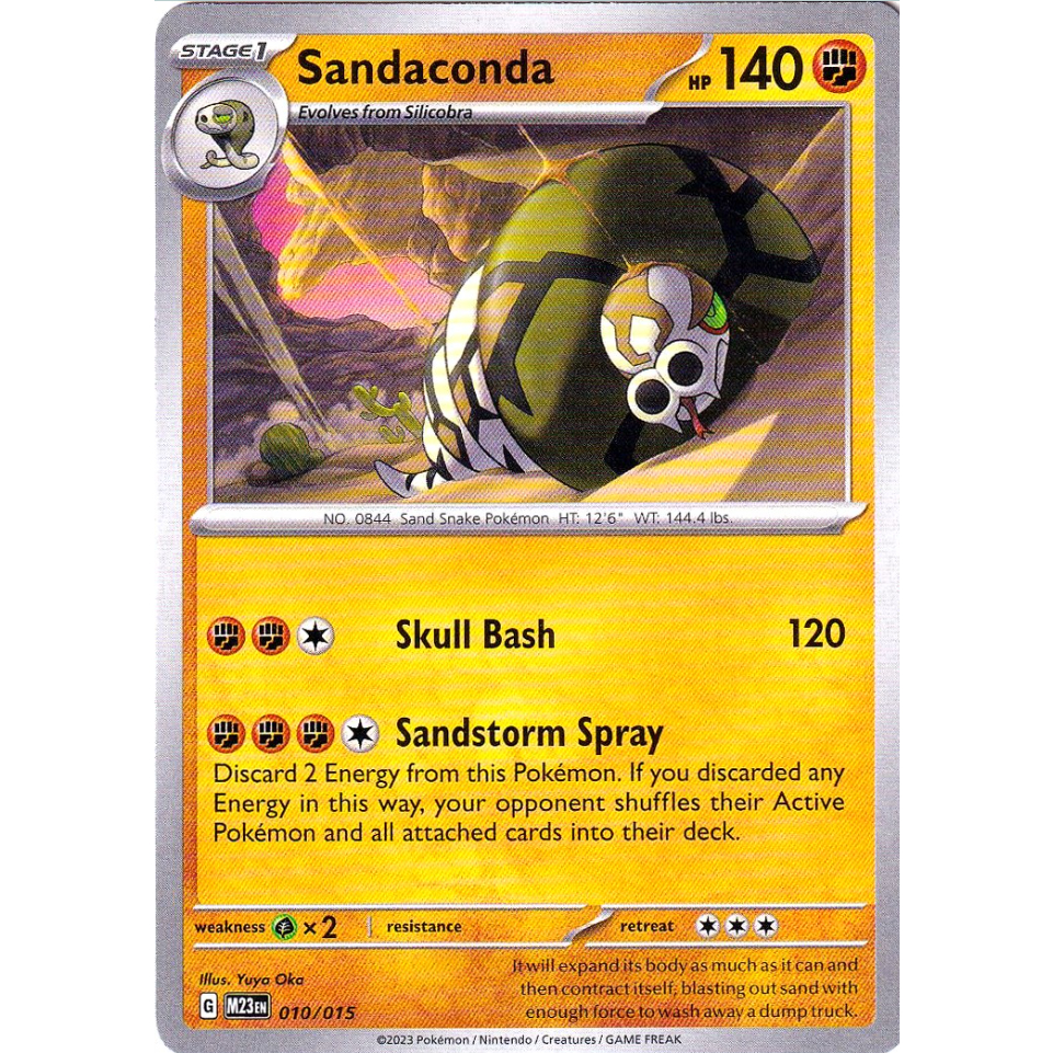 Card Pokemon Sandaconda (010/015) Mcdonald's Collection 2023 | Shopee ...