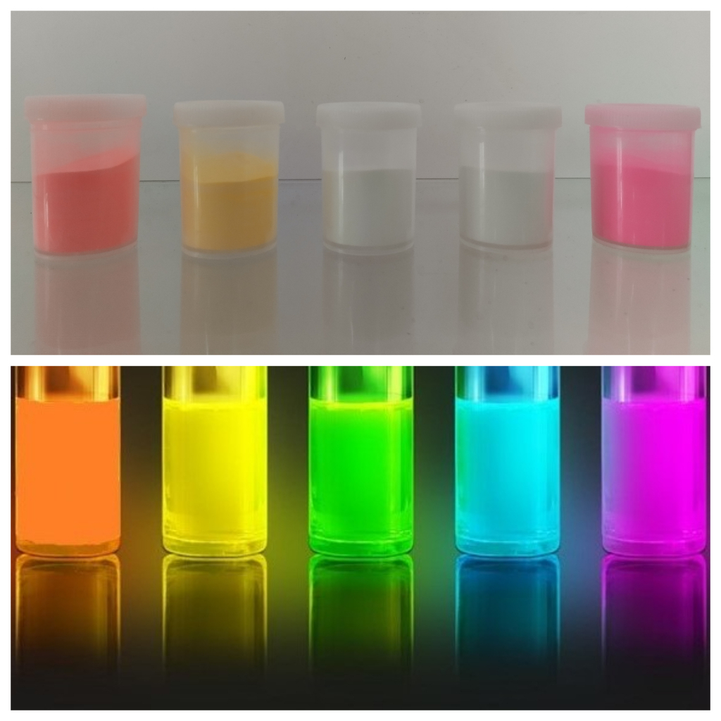 Cores Neon Fosforescente Fluorescente Brilhante Brilha No Escuro Não ...