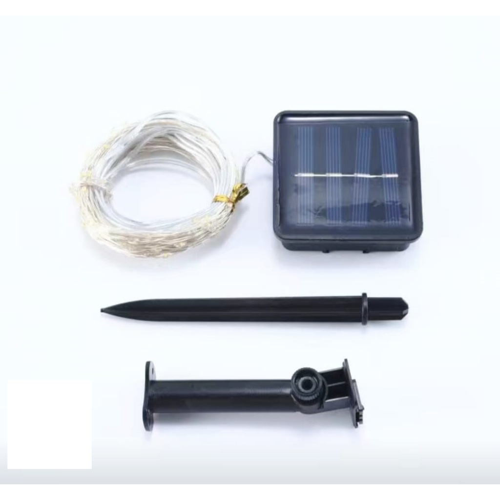 Cordão Fio de Fada 200 Leds Solar 20 metros | Shopee Brasil