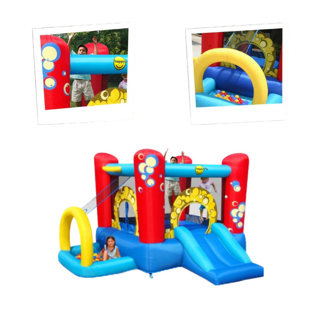 Mega Happy Hop Pula Pula Chuva de Bolhas Grande com motor 110v | Shopee ...