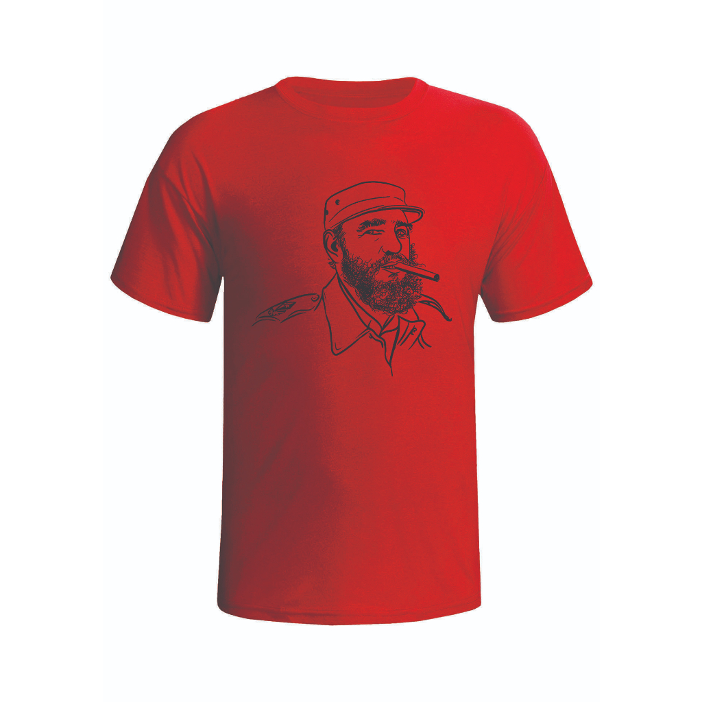 Camiseta Fidel Castro_Cuba | Shopee Brasil