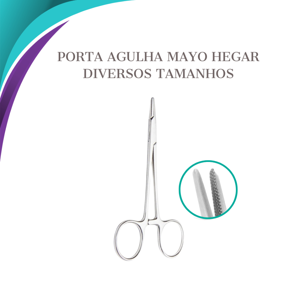 Porta Agulha Mayo Hegar - Diversos Tamanhos | Shopee Brasil
