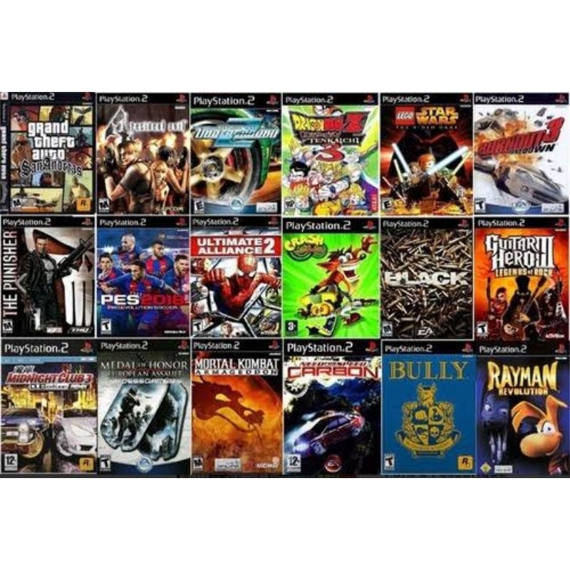 5 jogos para Play 2 | Shopee Brasil