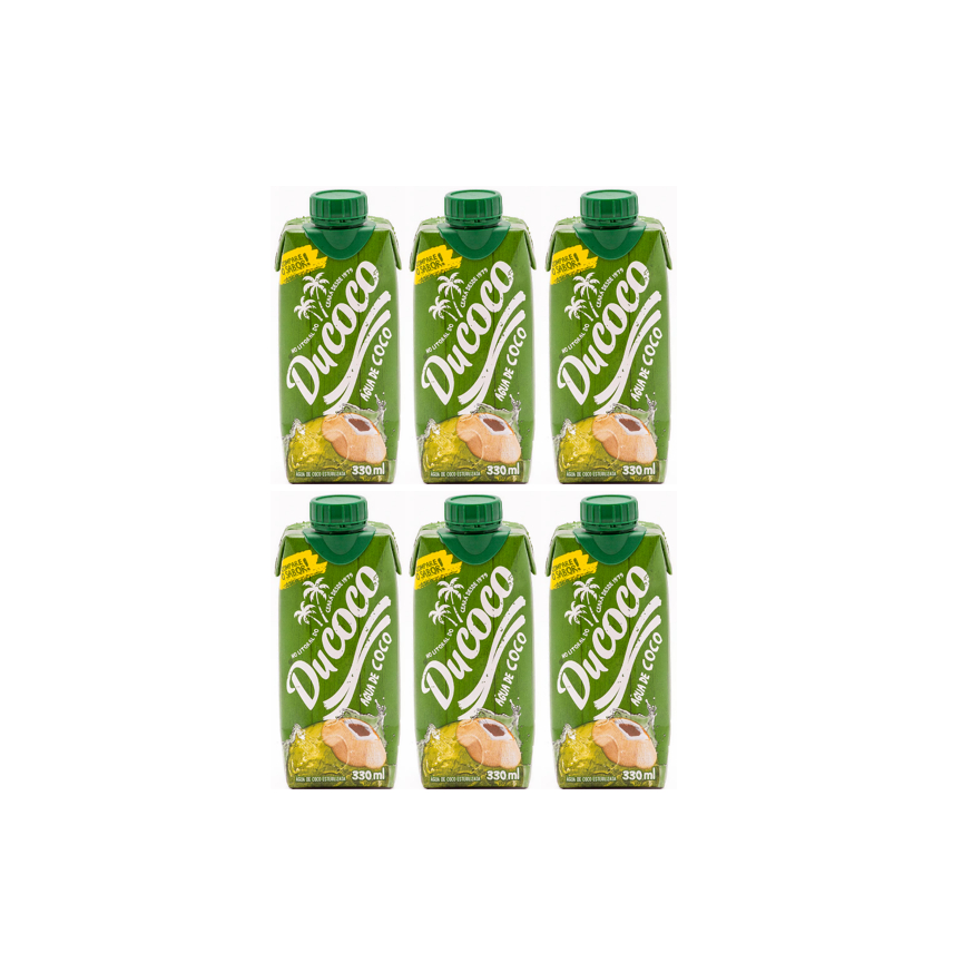 Kit C/6 Água De Coco Ducoco 330ml | Shopee Brasil