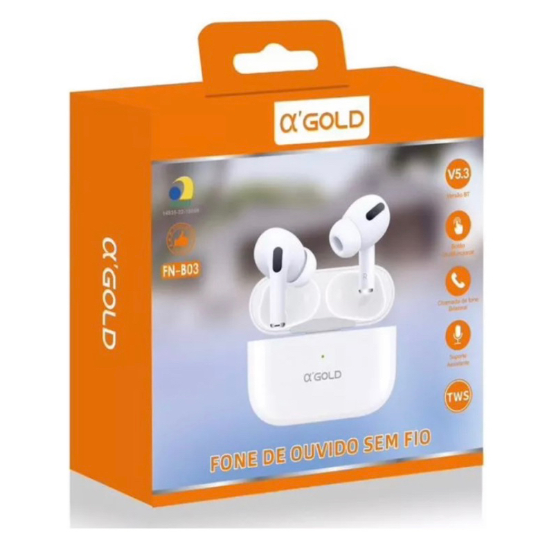 Fones Ouvido Sem Fios Bluetooth Original 5.3 A'gold Fn-b03 | Shopee Brasil