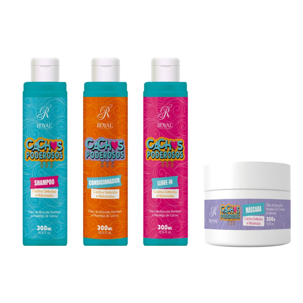 Royal Kit Home Care Cachos Poderosos (4 Produtos) | Shopee Brasil