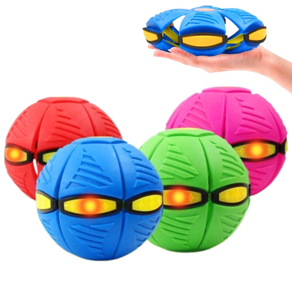 Bola Voadora Mágica Brinquedo Bola Disco UFO Grande Colorida Com Led ...