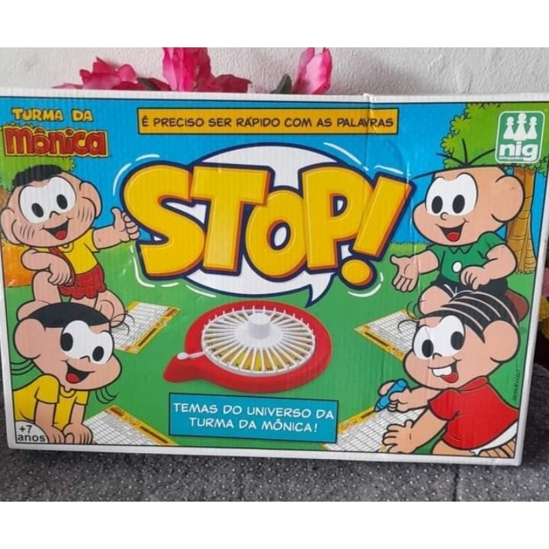 jogo de mesa stop turma da mônica conforme fotos e descrição | Shopee ...