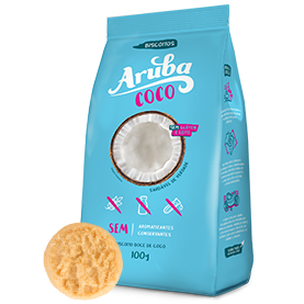 Biscoito Coco 100g - Aruba | Shopee Brasil