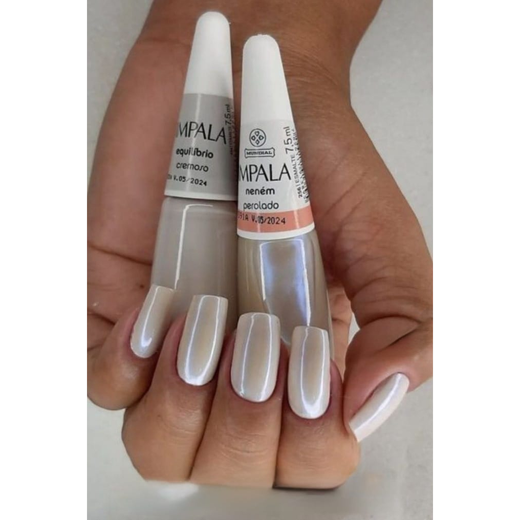 Kit Esmalte Impala 2 Itens (equilibrio/nenem) | Shopee Brasil