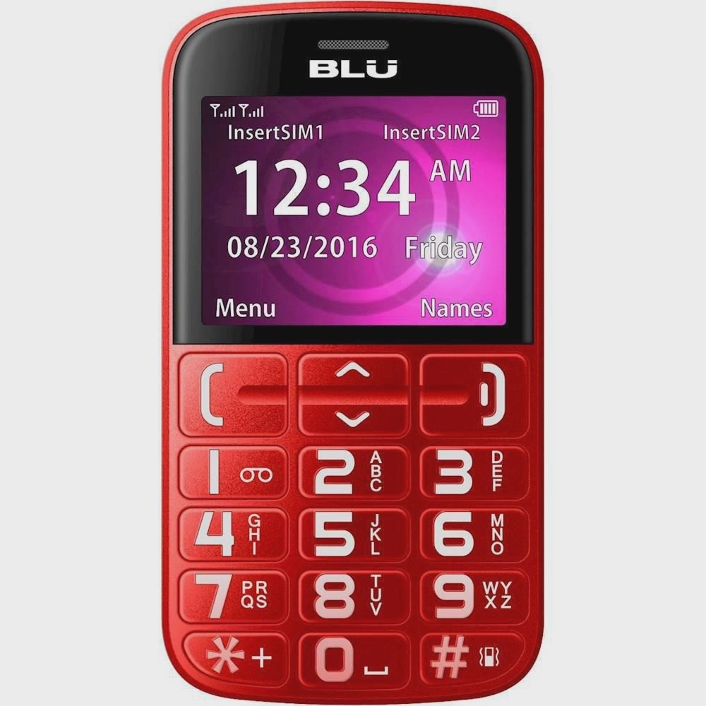 Celular Blu Joy Tecla Sos Dual Sim - Vermelho | Shopee Brasil