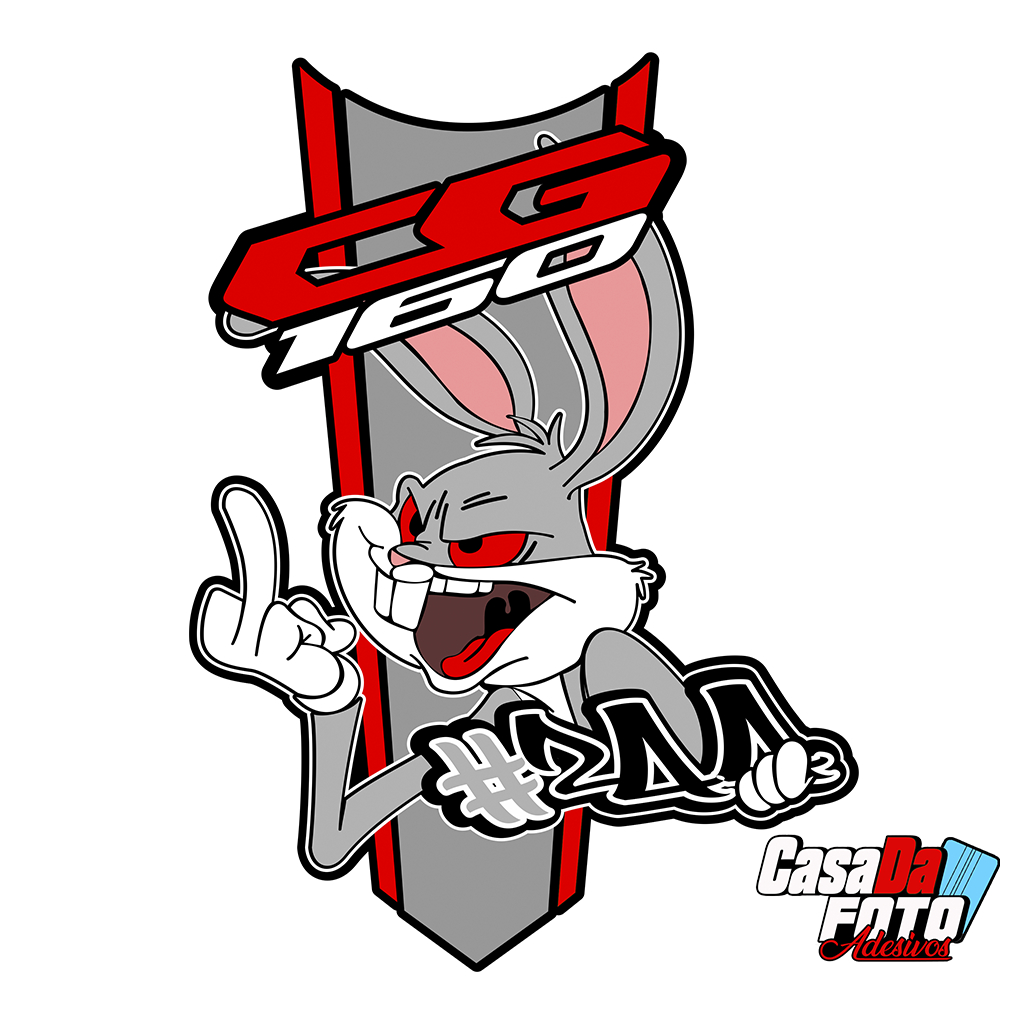 Adesivo Gravata Coelho 244 para Cg160 Titan Faixa tanque laminada não ...