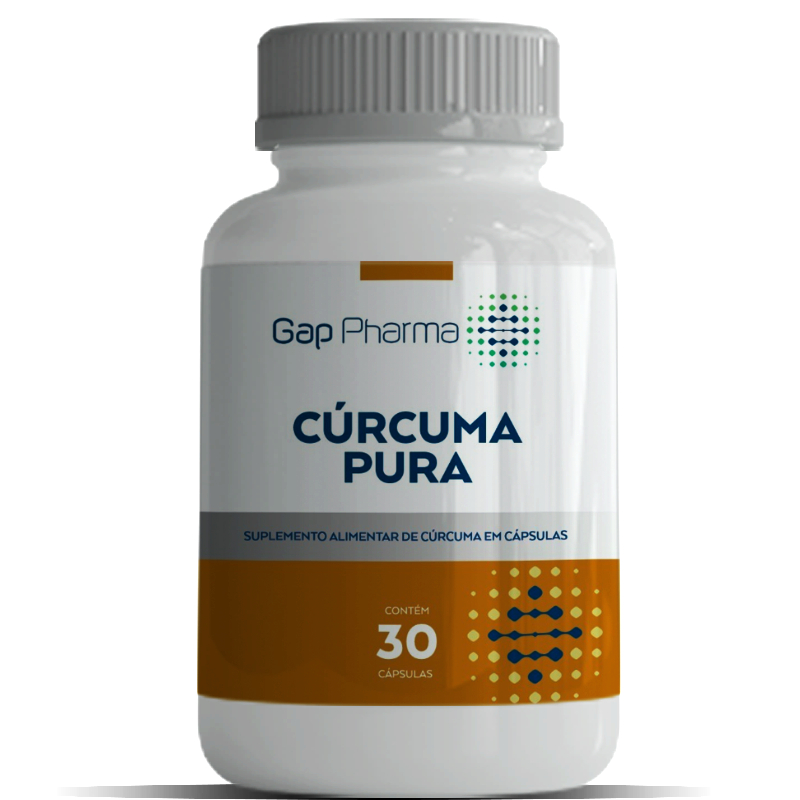 Cúrcuma Pura Gap Pharma 30 Cápsulas 500mg Suplemento | Shopee Brasil
