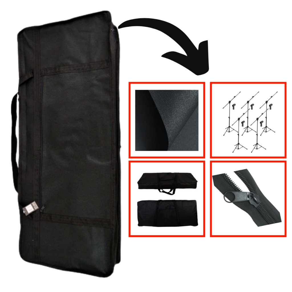 Capa Bag Para 5 Ferragens Pedestais De Microfone | Shopee Brasil