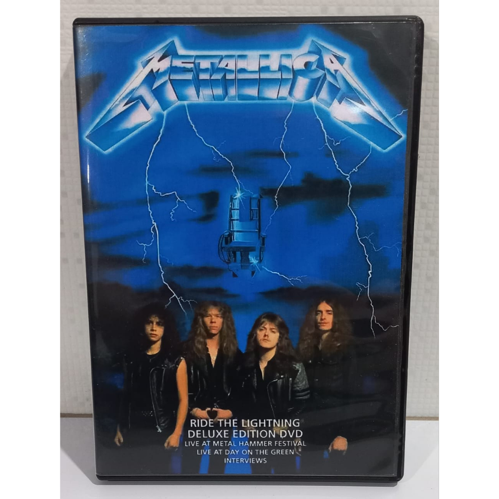 DVD Metallica Ride the Lightning Deluxe DVD Edition | Shopee Brasil