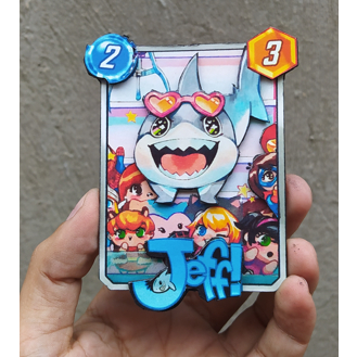 Marvel 3D snap card Jeff - Escorrega o Preço