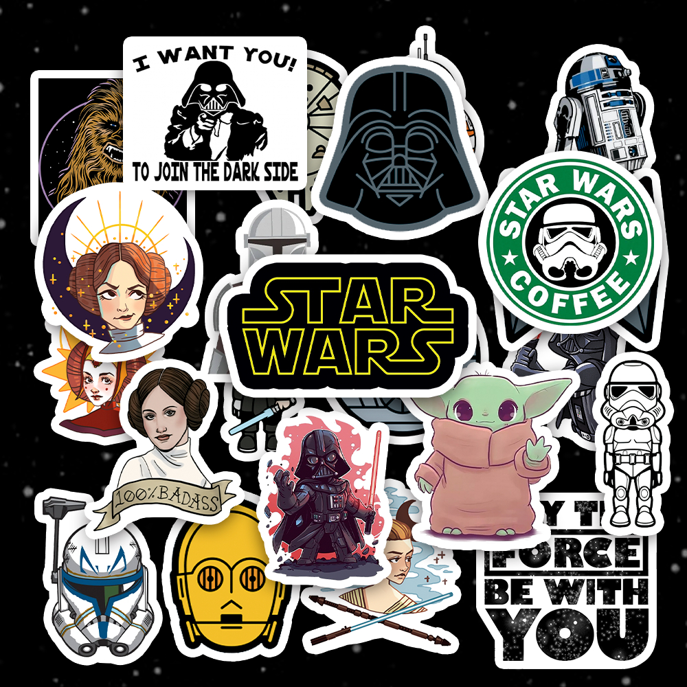 Kit 23 Adesivos Star Wars | Shopee Brasil