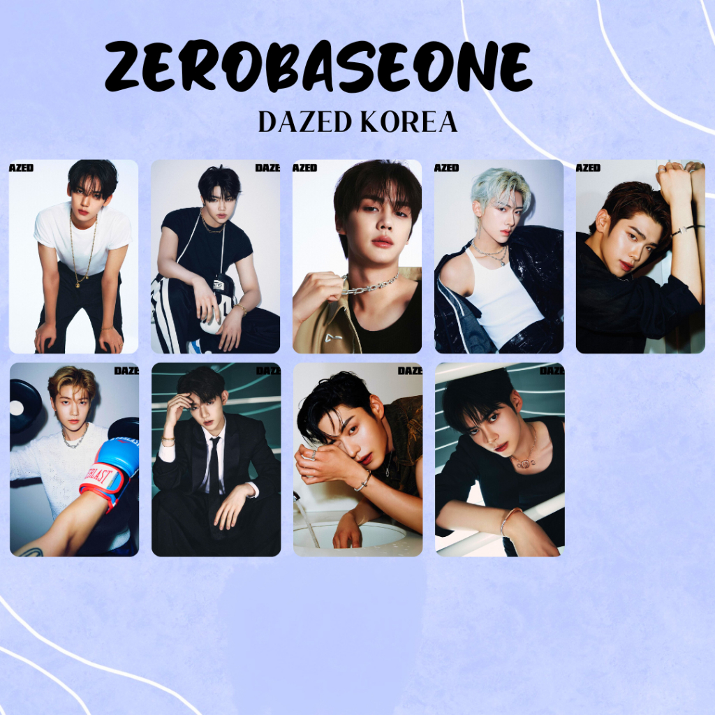 Photocards zerobaseone ZB1 (FANMADE) | Shopee Brasil