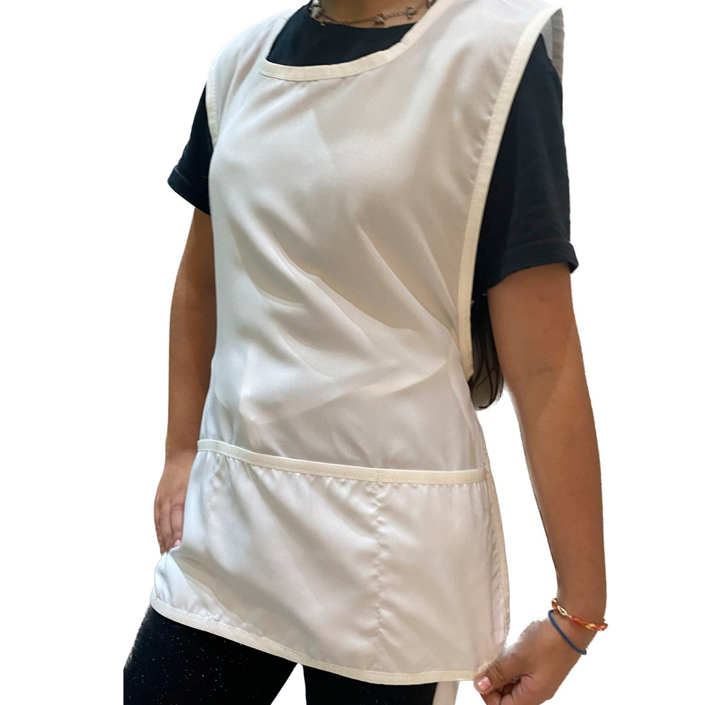 AVENTAL UNIFORME BATA JALECO COLETE PROFISSIONAL UNISEX BRANCO TAMANHO ...