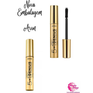 Avon Máscara para Cílios Genius Multibenefícios 5 em 1 Preto 10ml ...