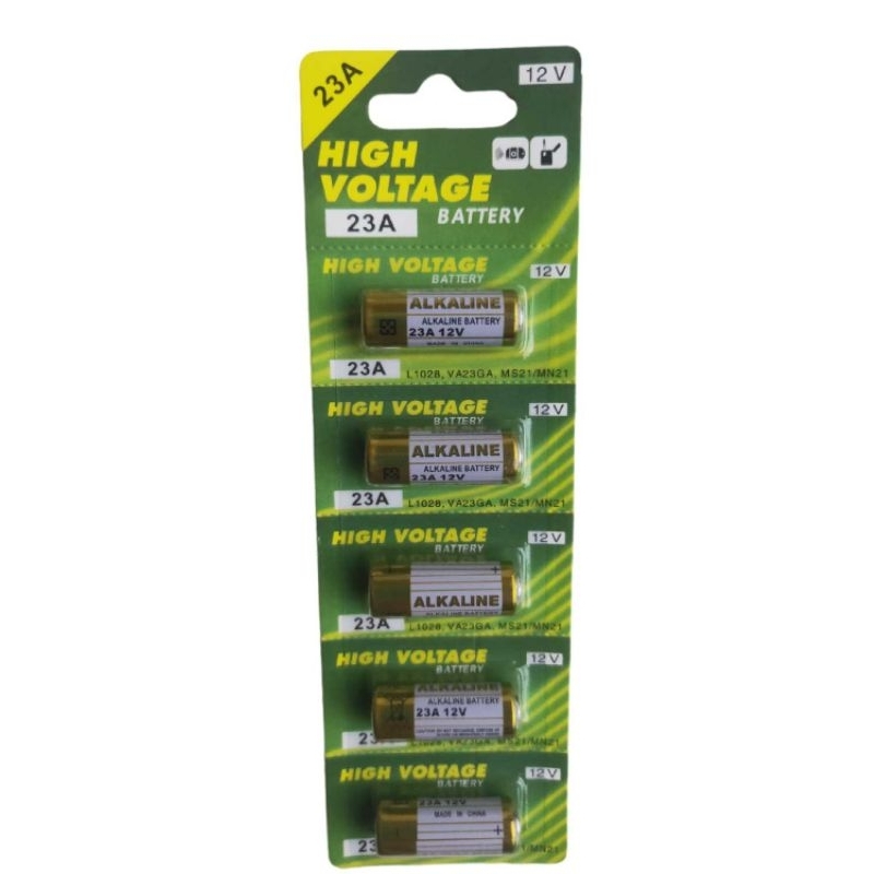Pilha bateria 23A 12v -5 unidades | Shopee Brasil