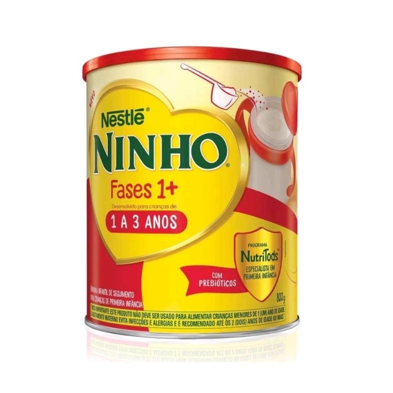 Leite Ninho Fases 1+ 800g | Shopee Brasil